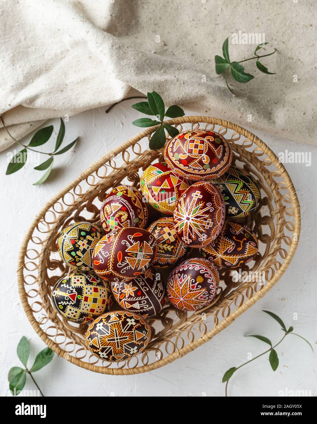 Ukrainian pysanky patterns hi-res stock photography and images - Alamy