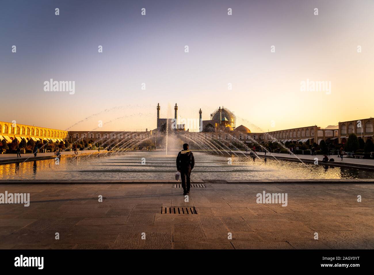 Isfahan city and its square and around Stock Photo - Alamy