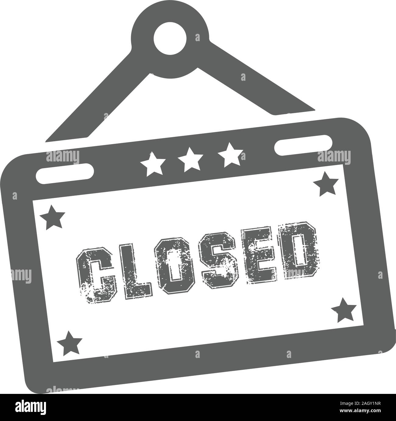 Closed Sign icon logo Stock Vector Image & Art - Alamy