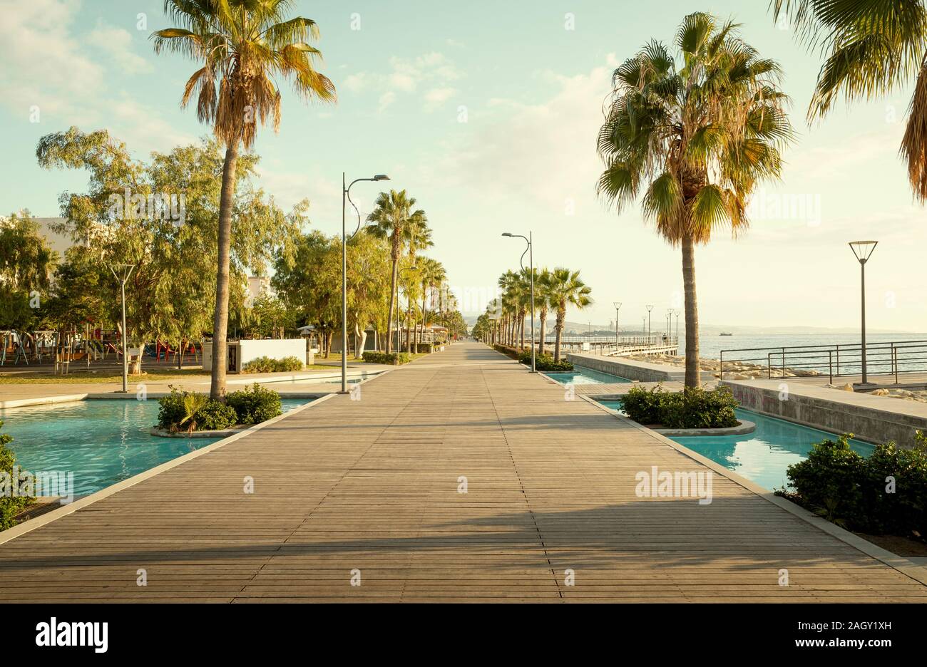 Cyprus limassol promenade hi-res stock photography and images - Alamy
