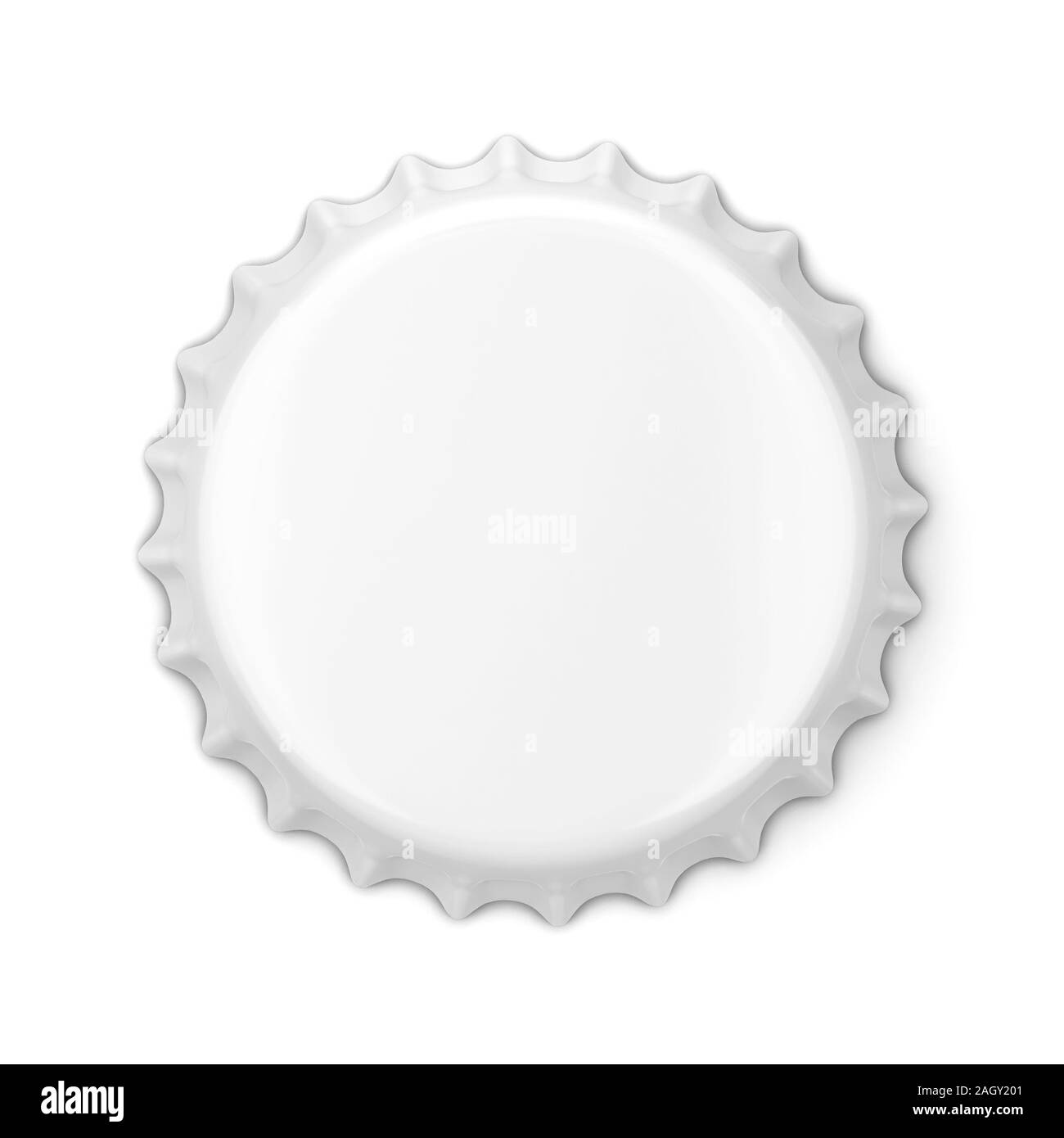 Blank Beer Bottle Cap