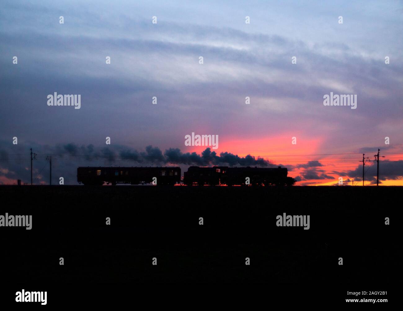 steam locomotive 6201 Princess Elizabeth running on the west coast ...