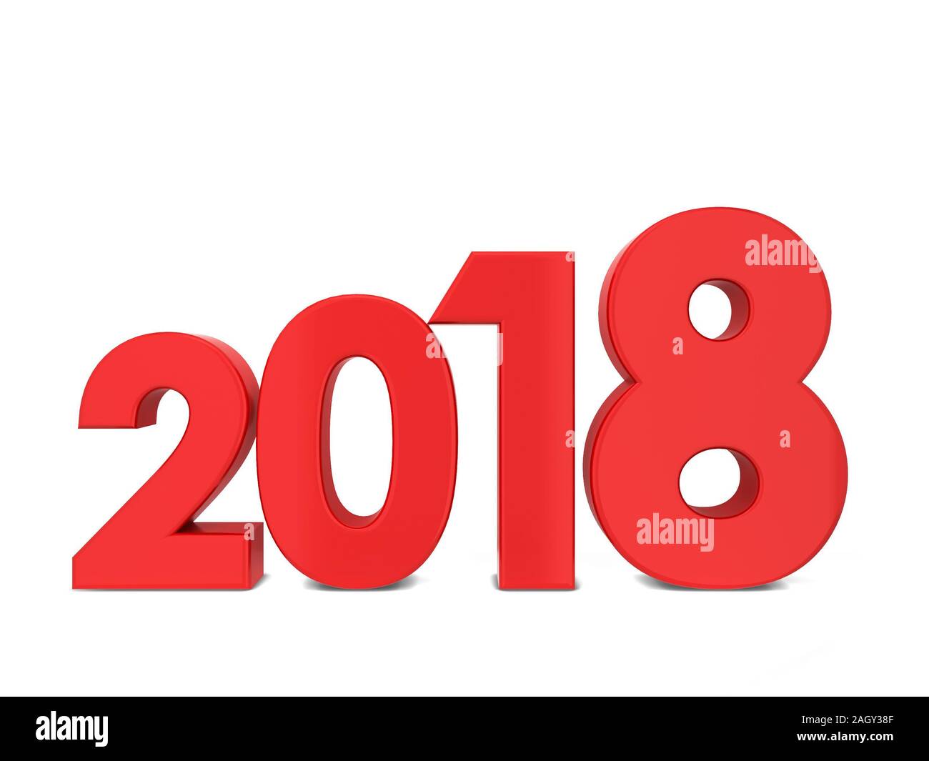 Abstract background red 2018 text hi-res stock photography and images ...