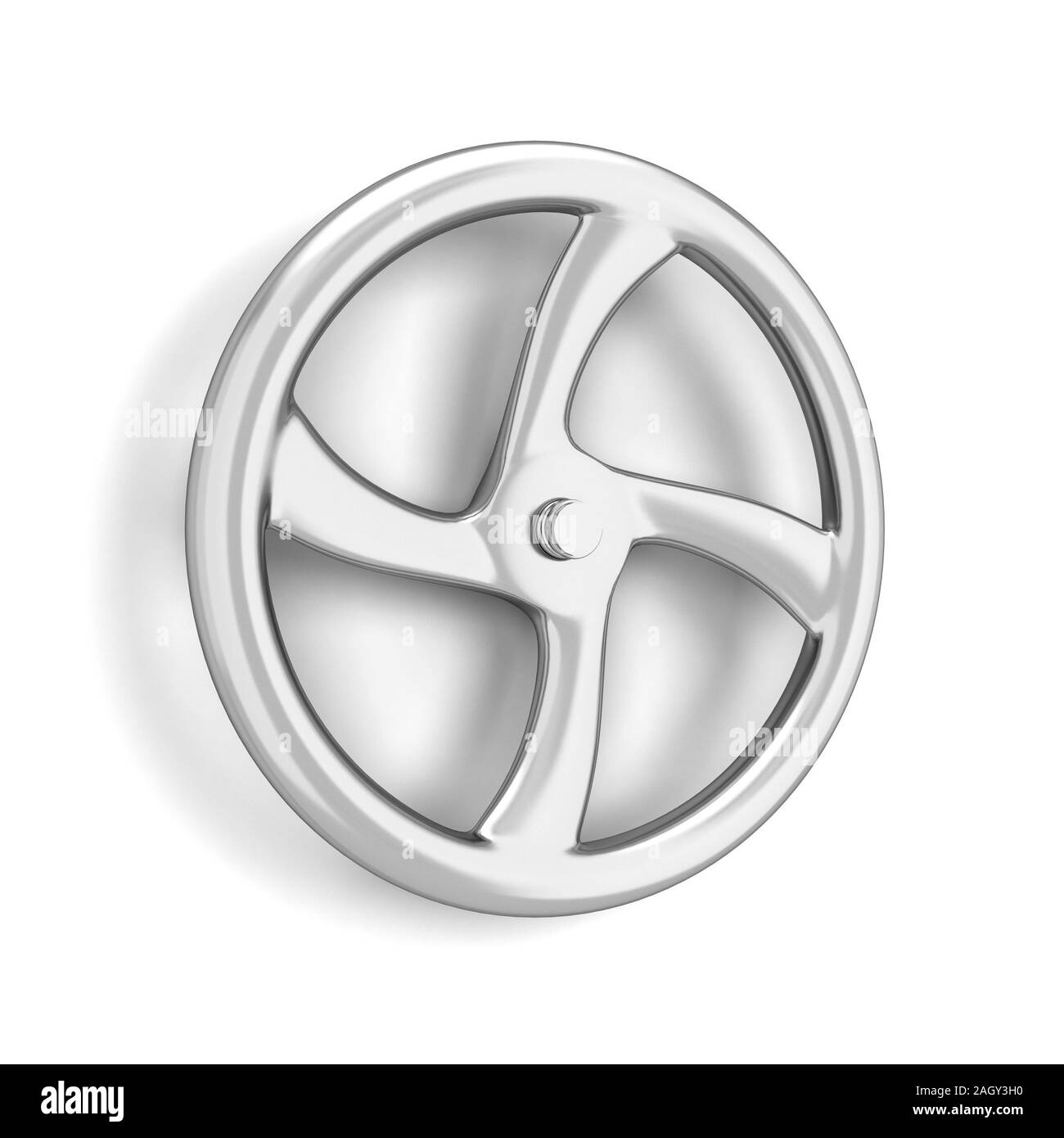 Valve wheel. 3d illustration isolated on white background Stock Photo ...