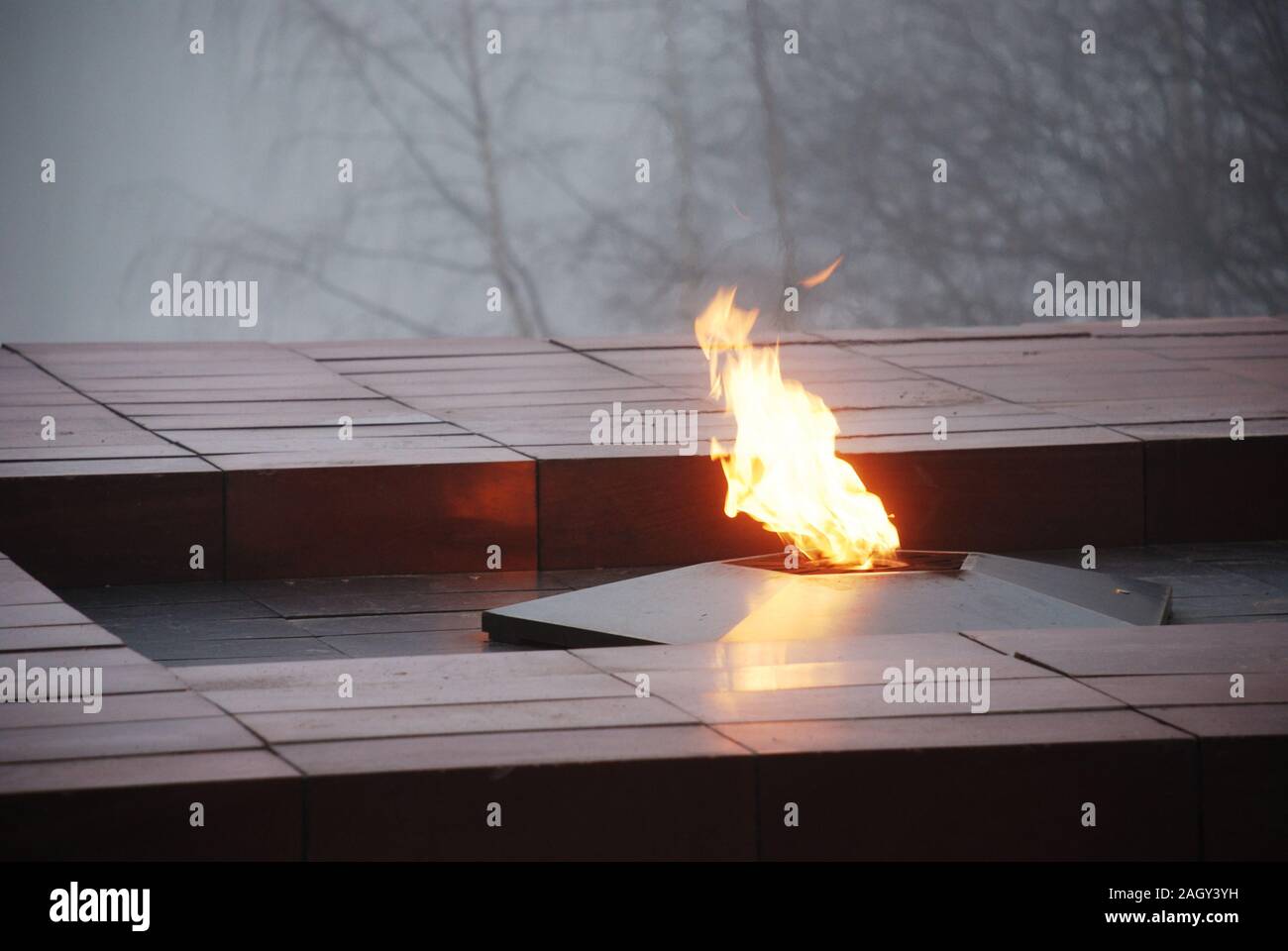 memorial to the unknown soldier and eternal flame Stock Photo - Alamy