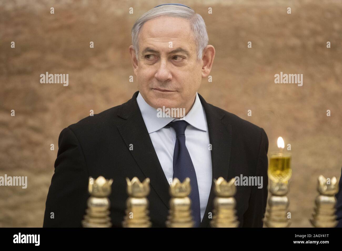 Jerusalem, Israel. 22nd Dec, 2019. Israeli Prime Minister Benjamin ...