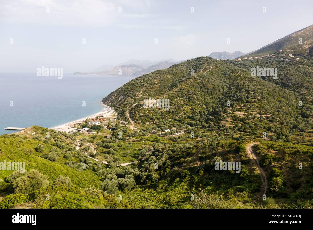 Albania beach dhermi hi-res stock photography and images - Alamy