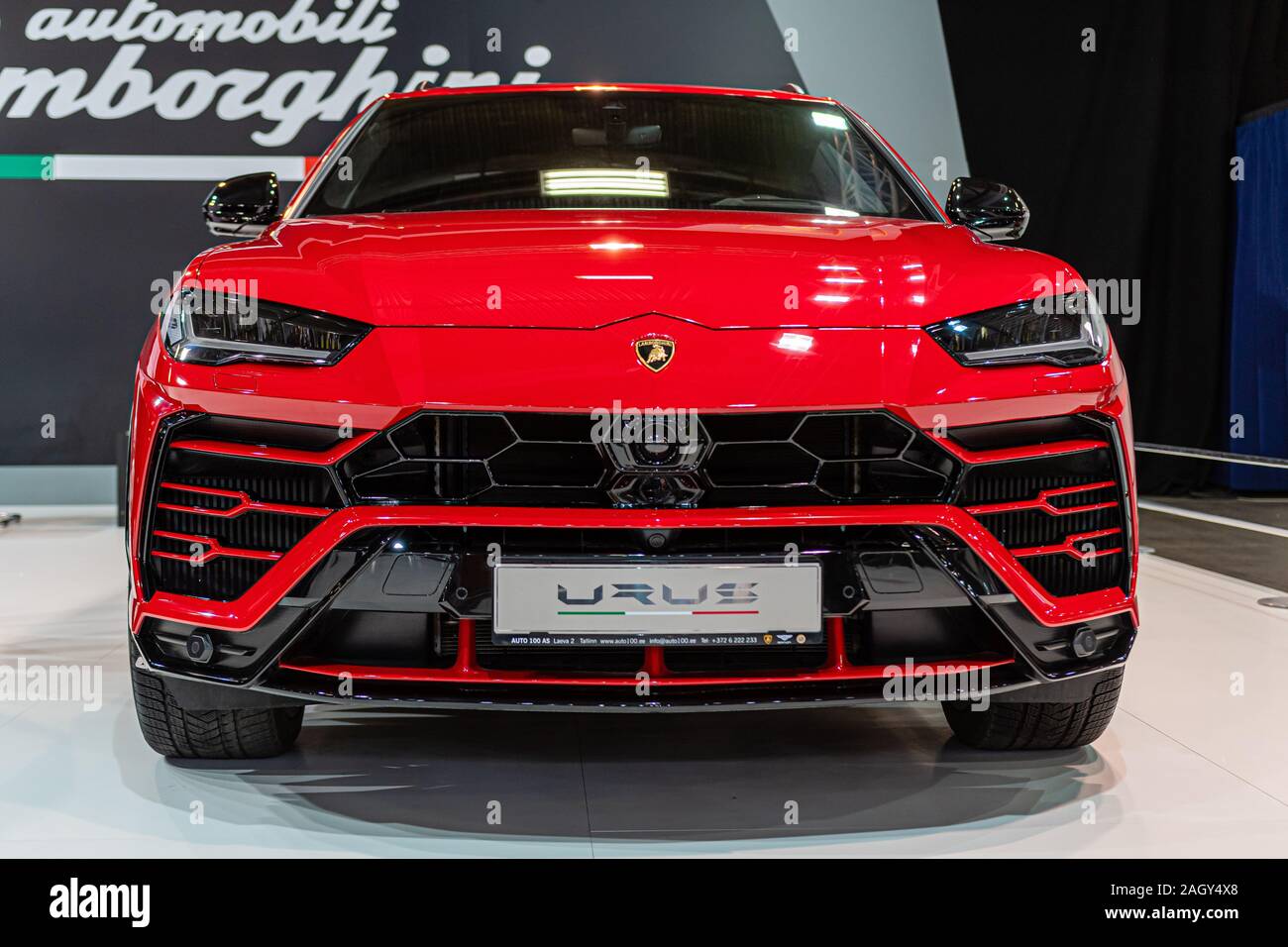 Riga, Latvia - April 12, 2019: Expensive luxury sports SUV car ...