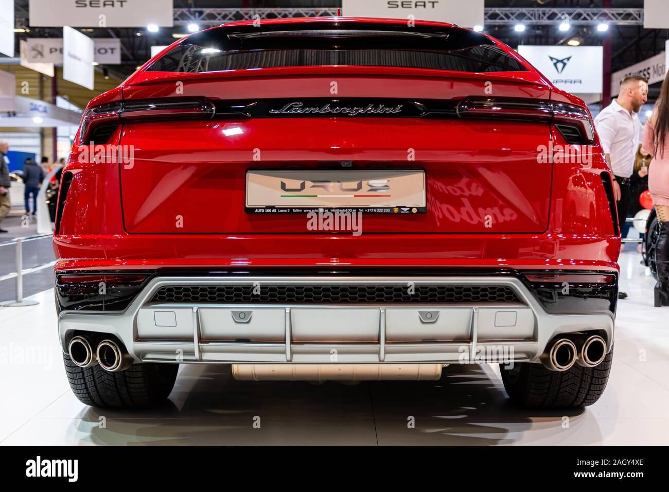 Riga, Latvia - April 12, 2019: Expensive luxury sports SUV car ...
