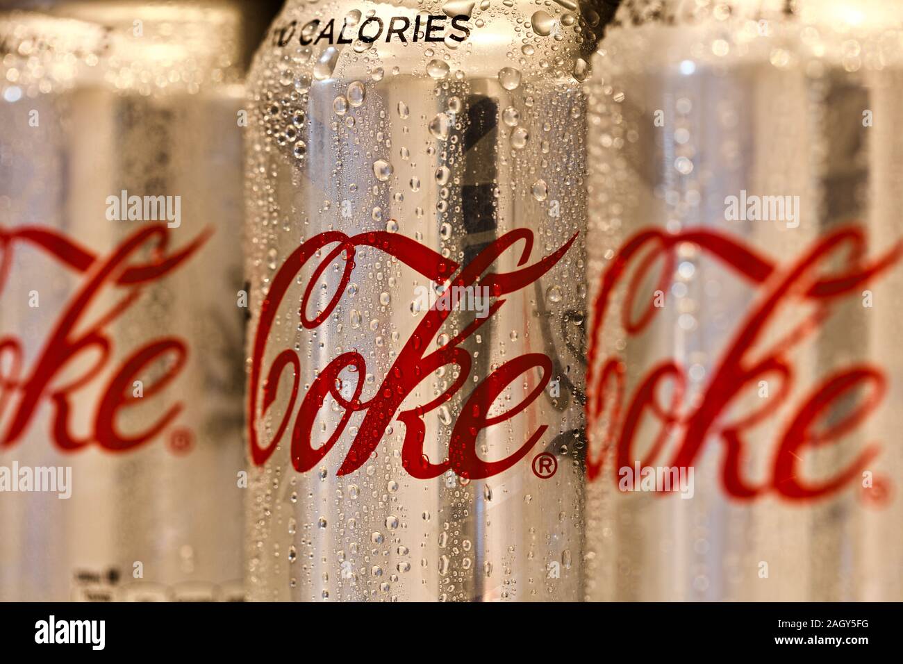 Coca Cola Can Condensation High Resolution Stock Photography and Images ...