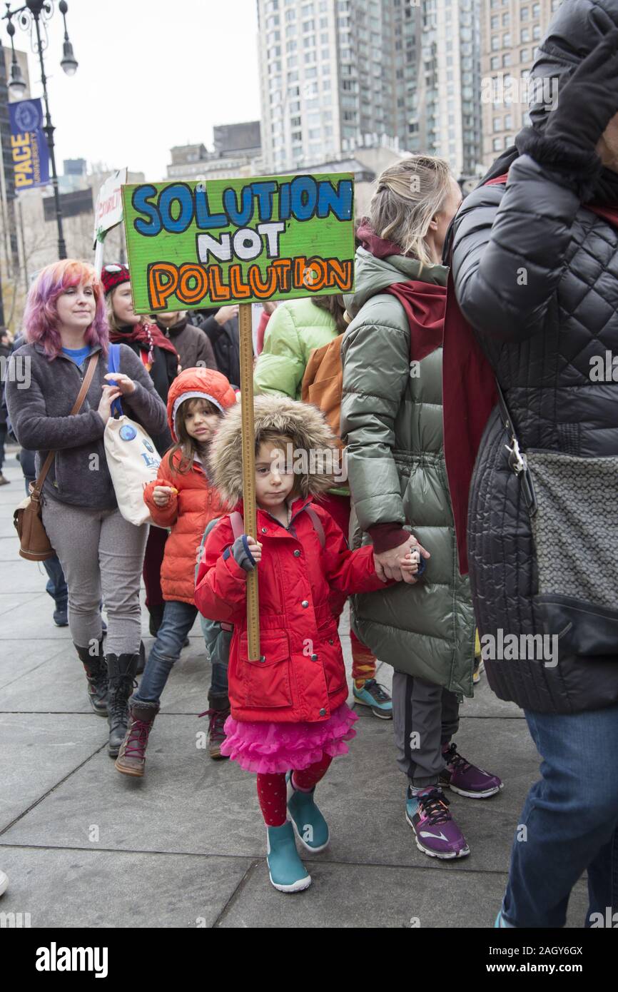 School students and others gather in New York City as part of the ...