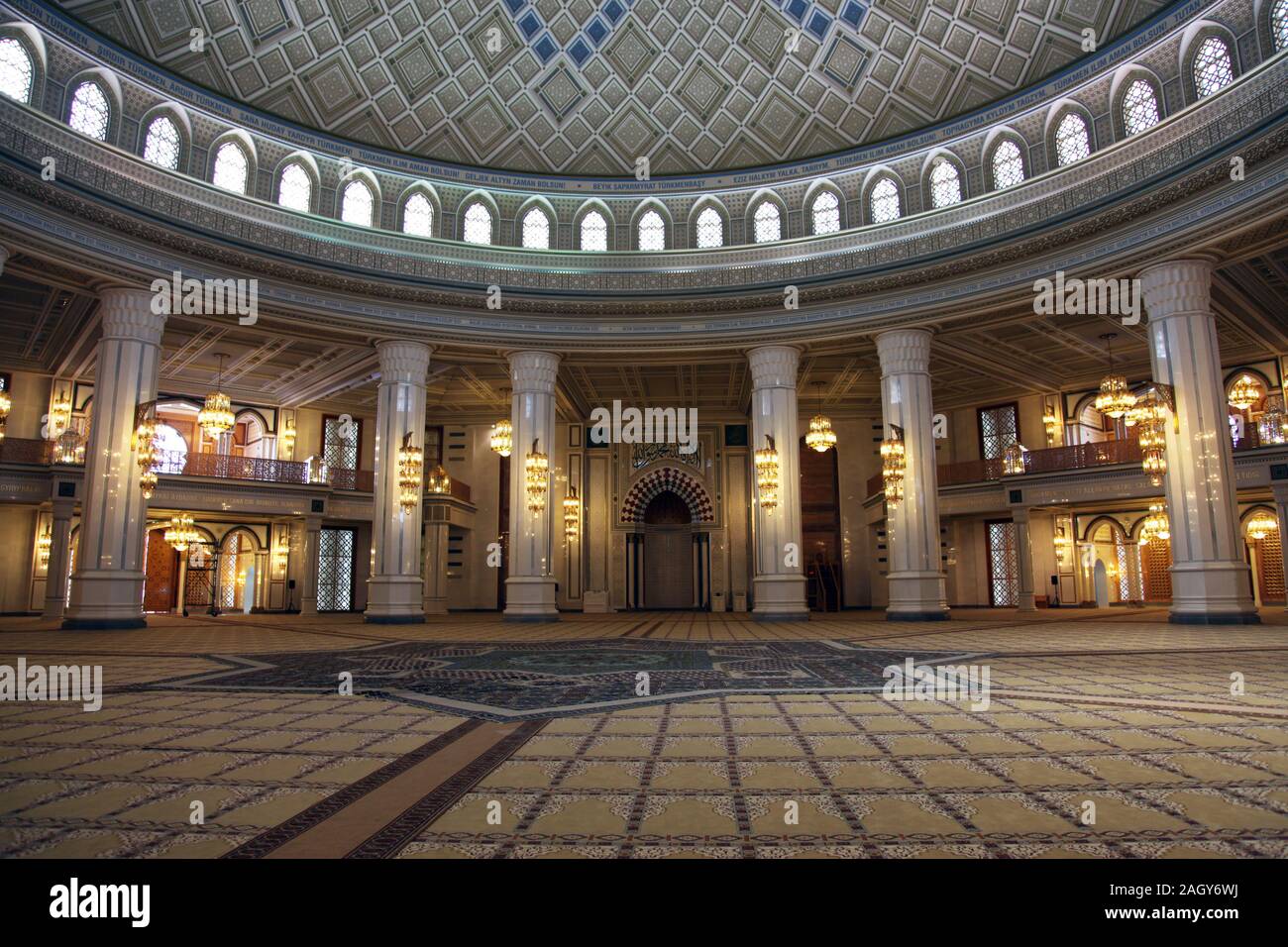 Türkmenbaşy Ruhy Mosque inTurkmenia Ashgabat Stock Photo - Alamy