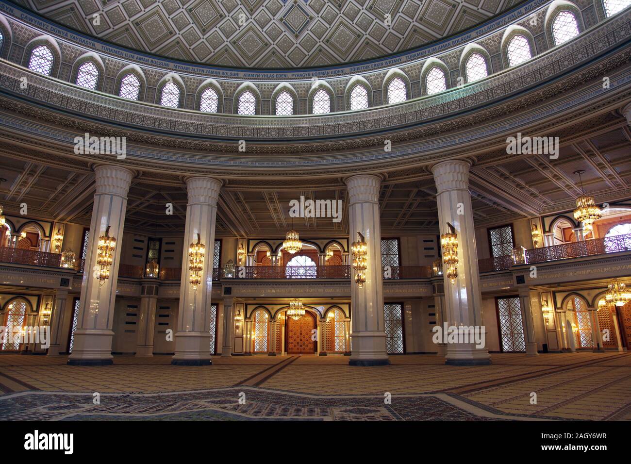 Türkmenbaşy Ruhy Mosque inTurkmenia Ashgabat Stock Photo - Alamy