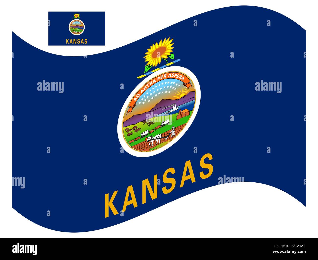 American flag wave waving Stock Vector Images - Alamy