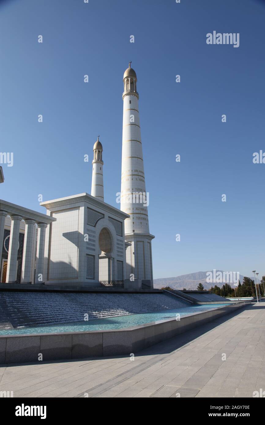 Türkmenbaşy Ruhy Mosque inTurkmenia Ashgabat Stock Photo - Alamy