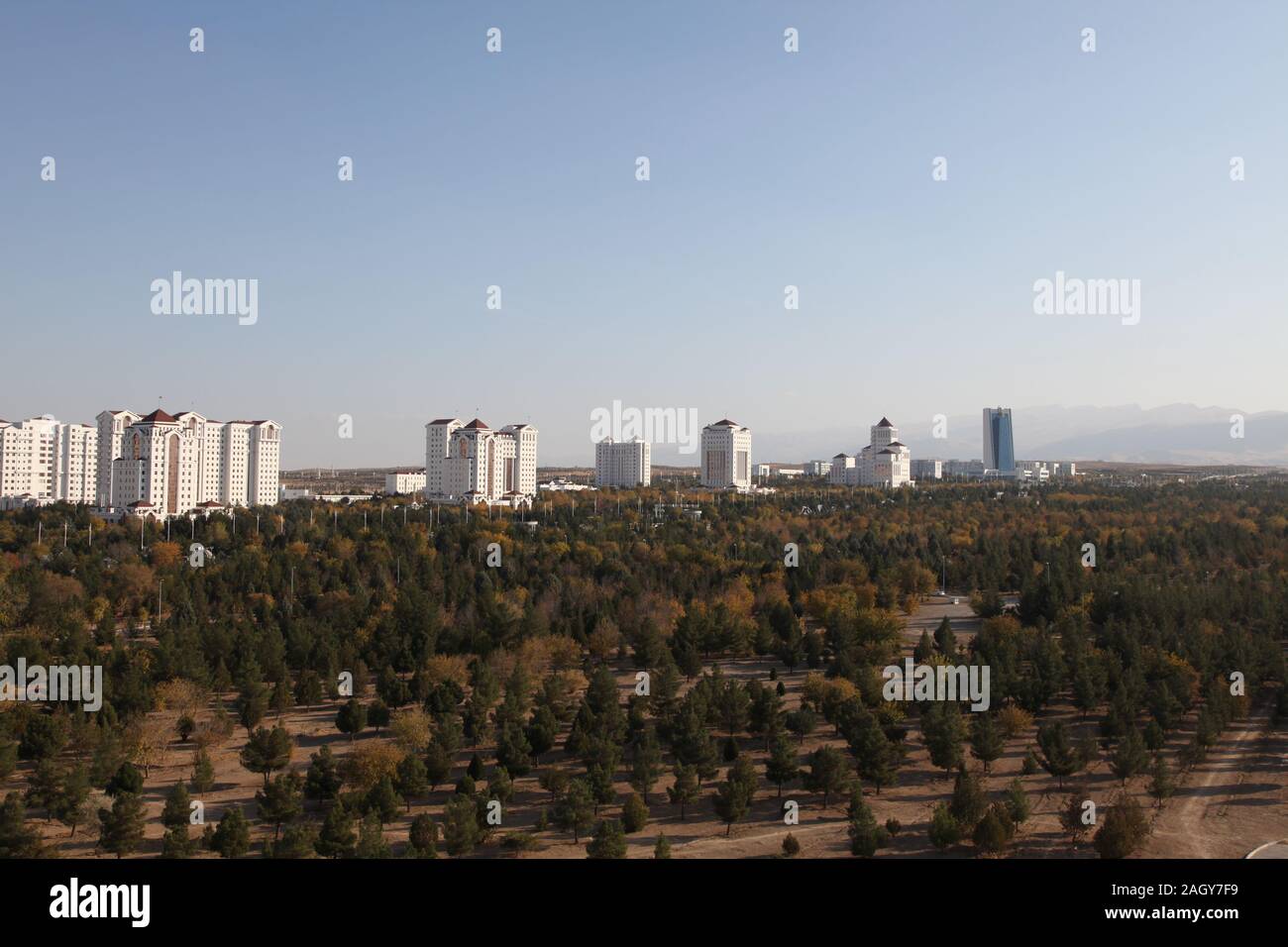 Turkmenia Ashgabat. City view Stock Photo - Alamy