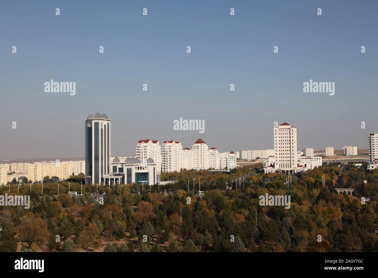 Turkmenia Ashgabat. City view Stock Photo - Alamy