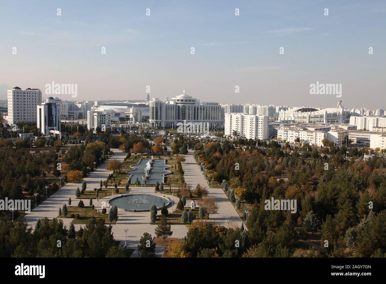 Turkmenia Ashgabat. City view Stock Photo - Alamy