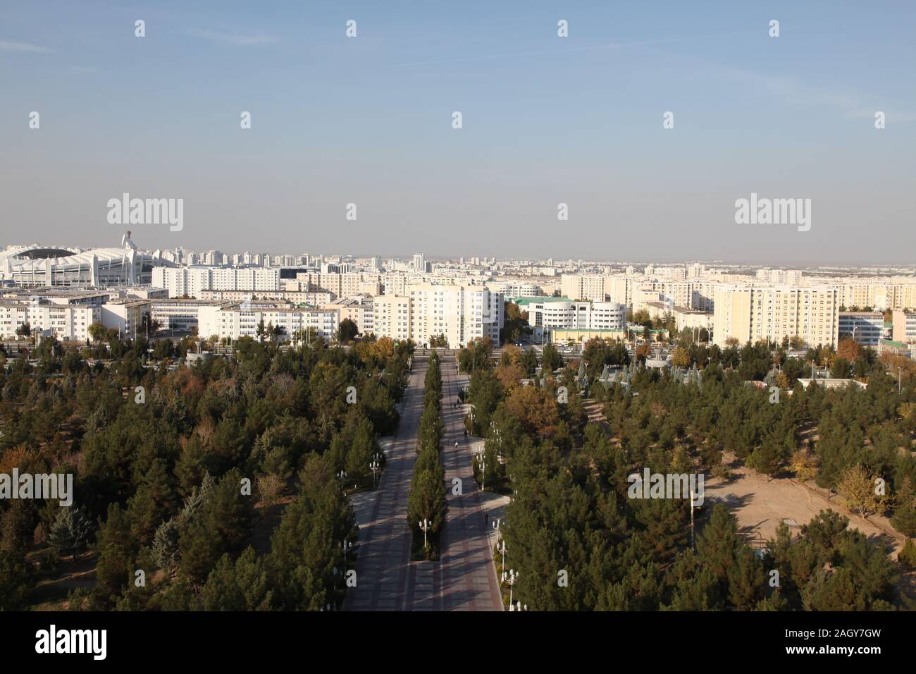 Turkmenia Ashgabat. City view Stock Photo - Alamy