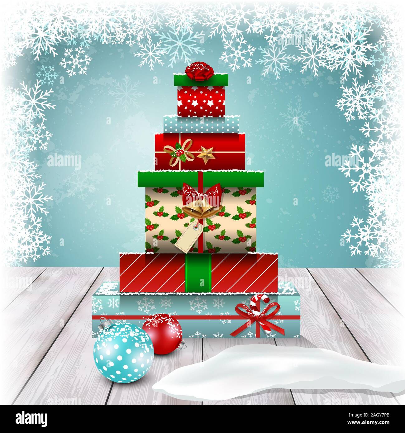 Christmas Presents Big Piles