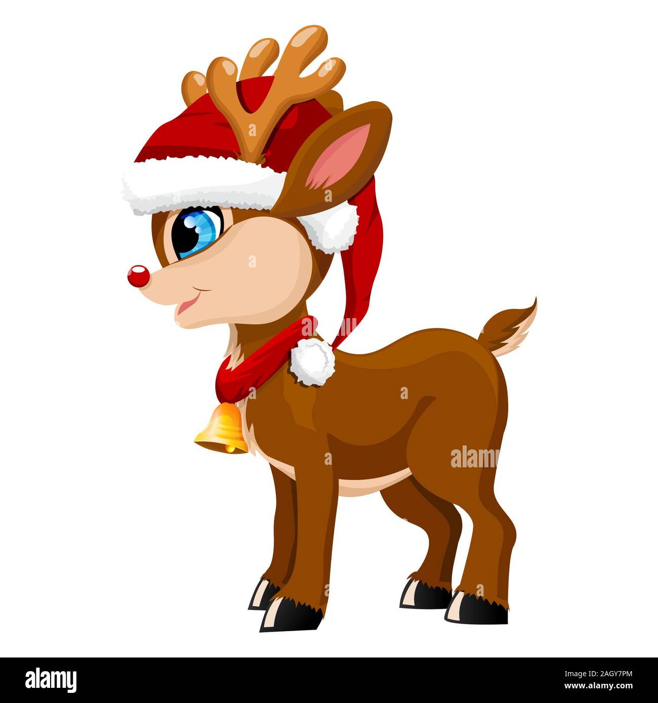 Santas Reindeer Cartoon Images