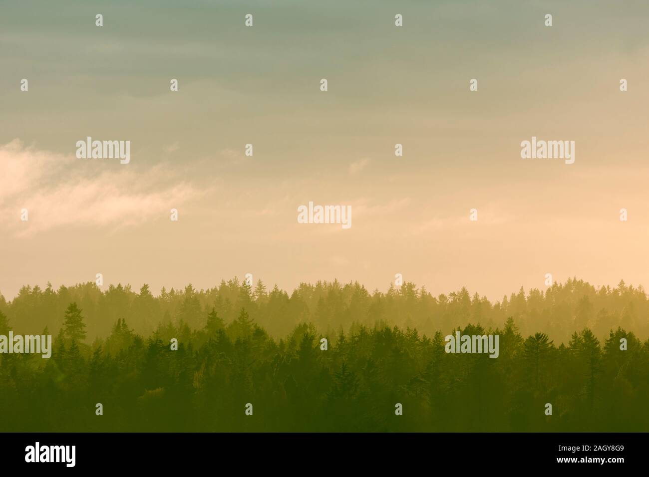 Foggy mountain sky hi-res stock photography and images - Alamy