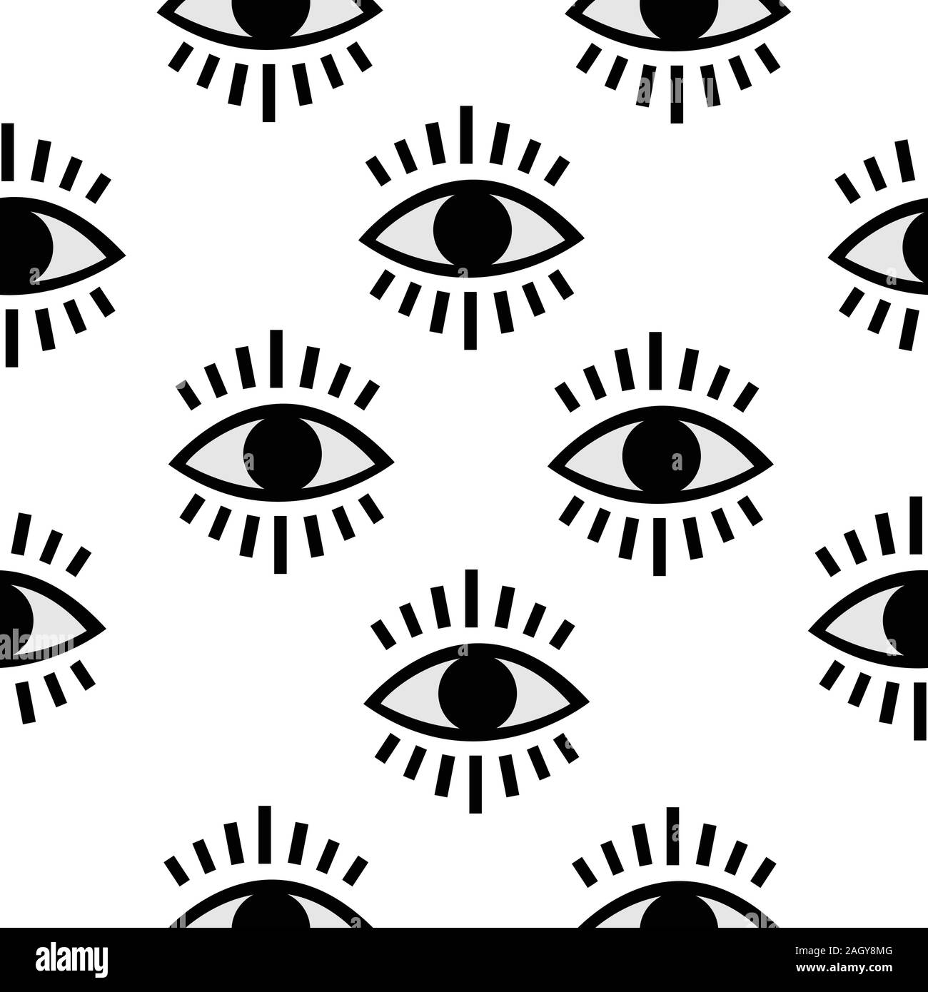 Seamless open eye pattern on subtle background. Repeating eye ...