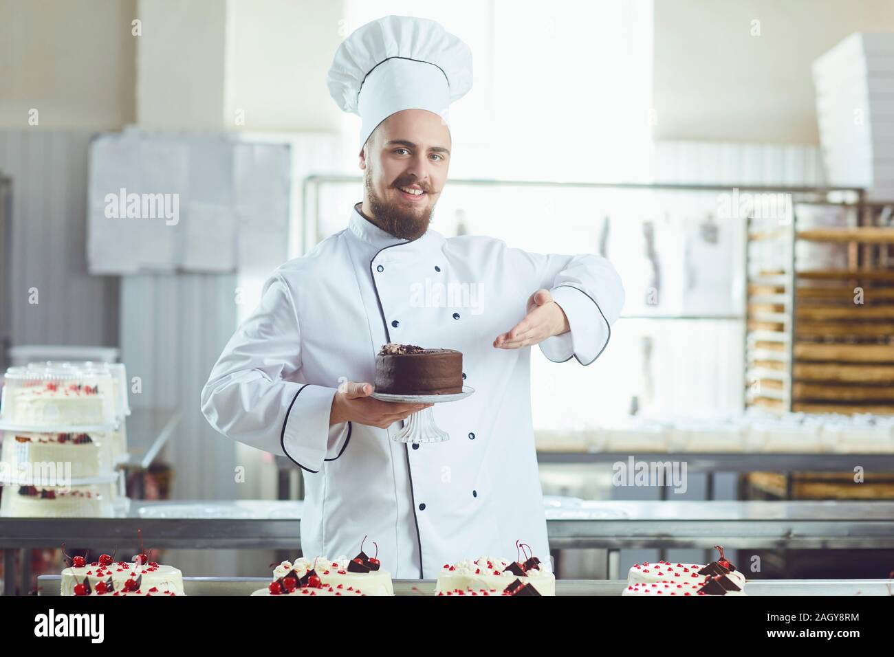 Man in confectionery shop hi-res stock photography and images - Alamy