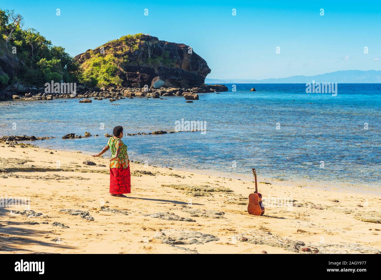 Traditional fiji woman hi-res stock photography and images - Alamy