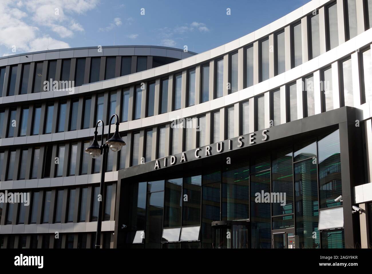 Building of Aida Cruises in Rostock Stock Photo - Alamy
