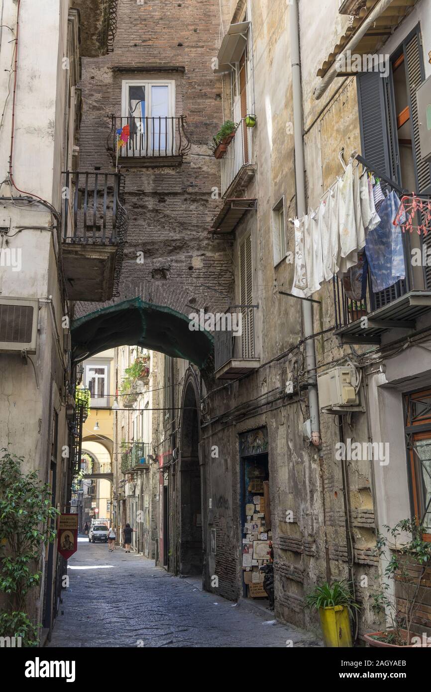 Naples old city hi-res stock photography and images - Alamy