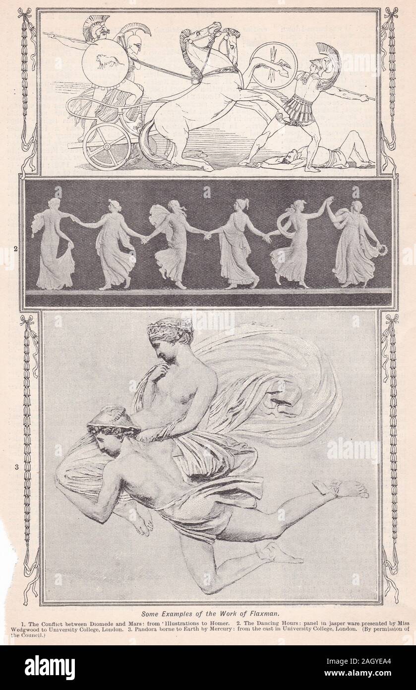 Examples of the work of Flaxman Stock Photo - Alamy