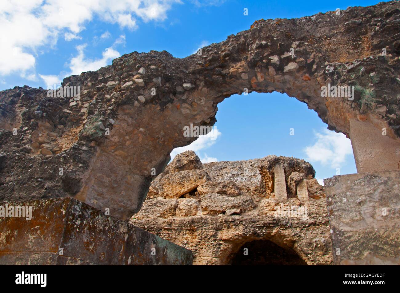 Ancient roman stone wall texture hi-res stock photography and images ...