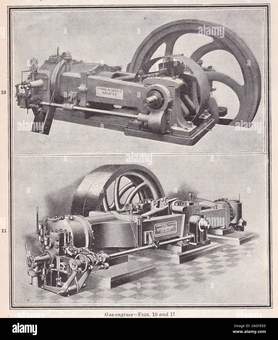 1930s Illustrations of Gas Engines Stock Photo - Alamy