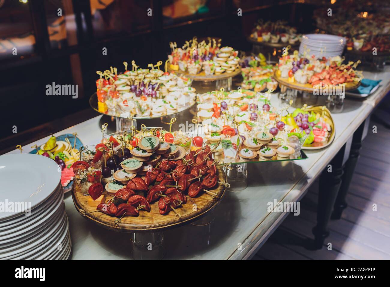 Assorted Chinese food set. Chinese noodles, fried rice, dumplings ...