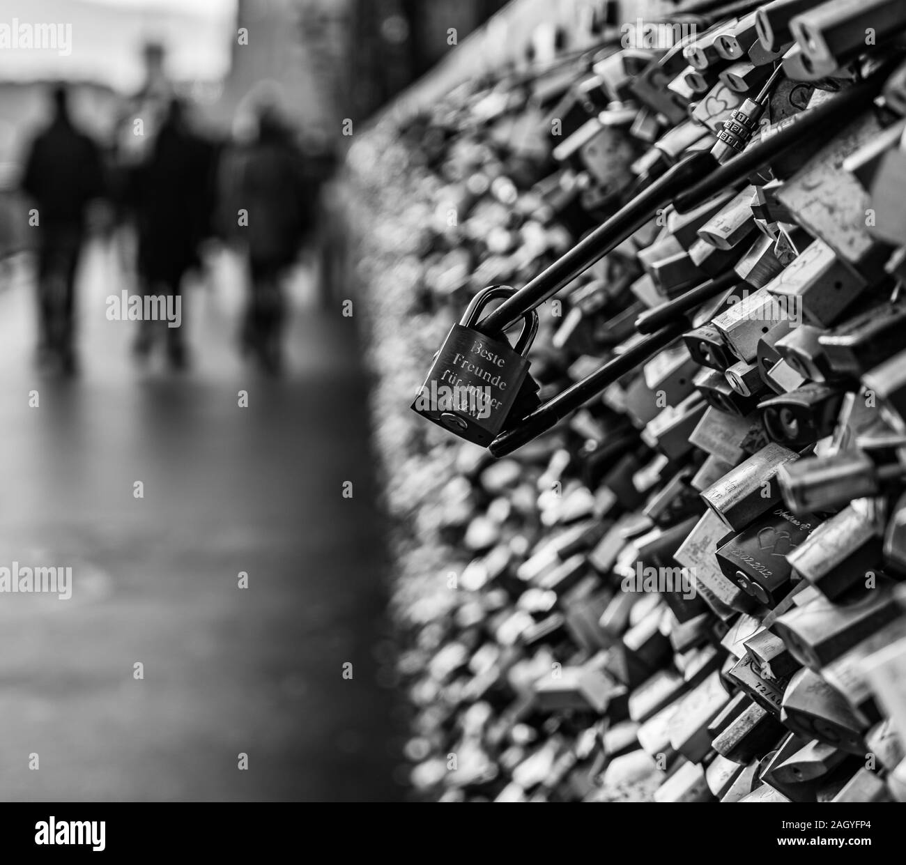 padlocks at cologne Germany bridge Stock Photo - Alamy