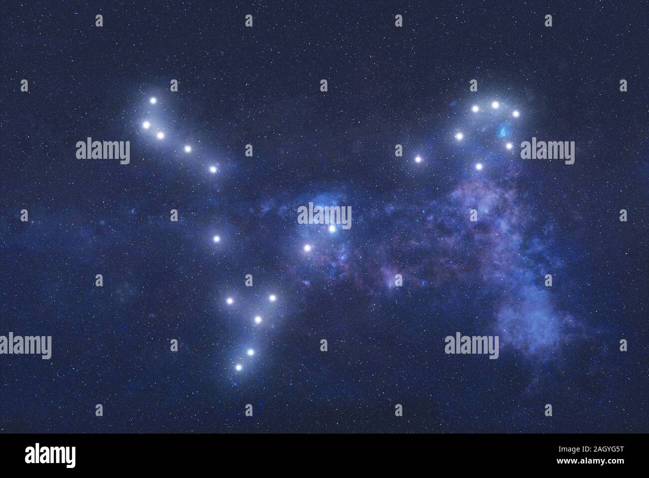 Pisces constellation hi-res stock photography and images - Alamy