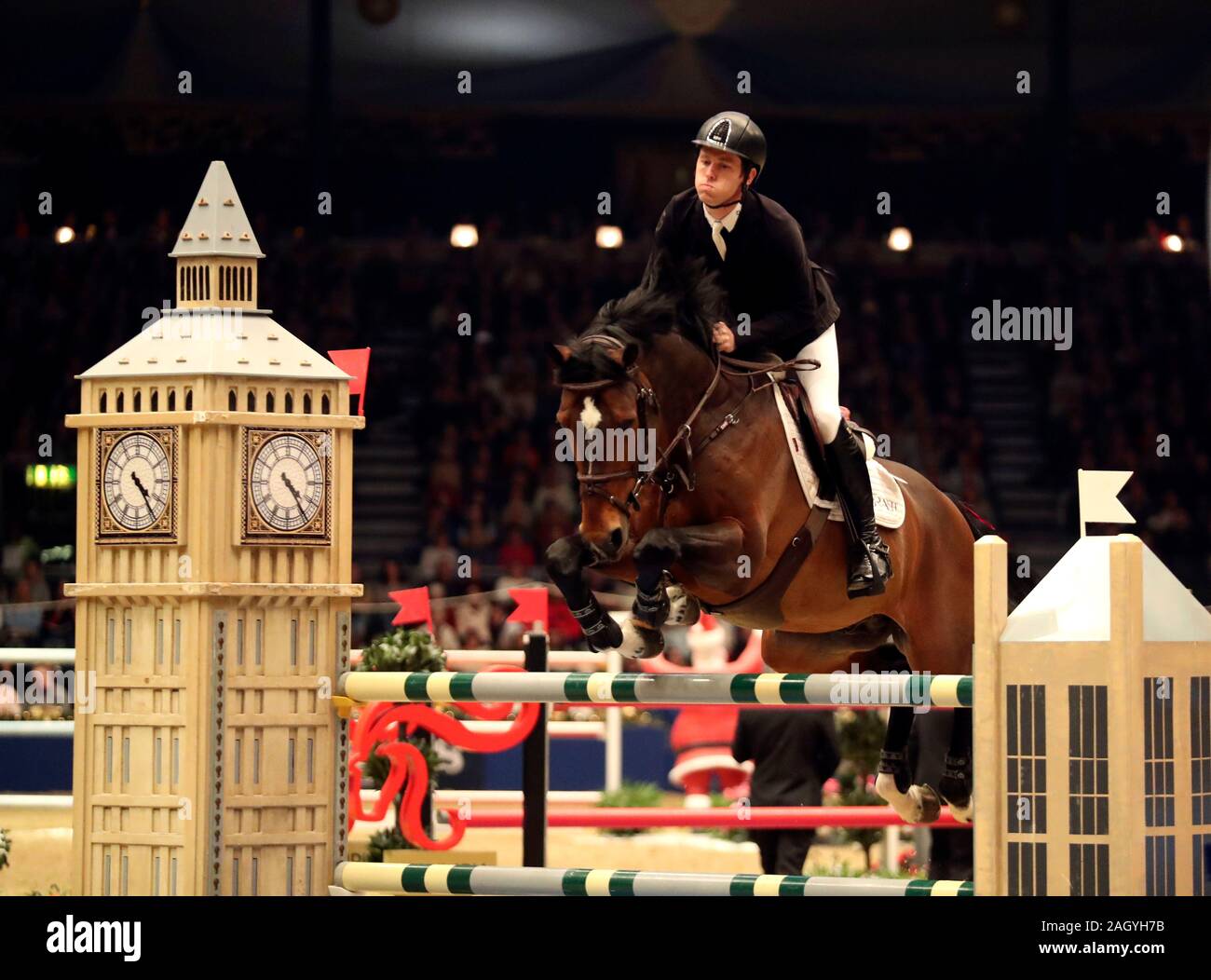 Scott Brash riding Hello Vincent competes in the Turkish Airlines ...