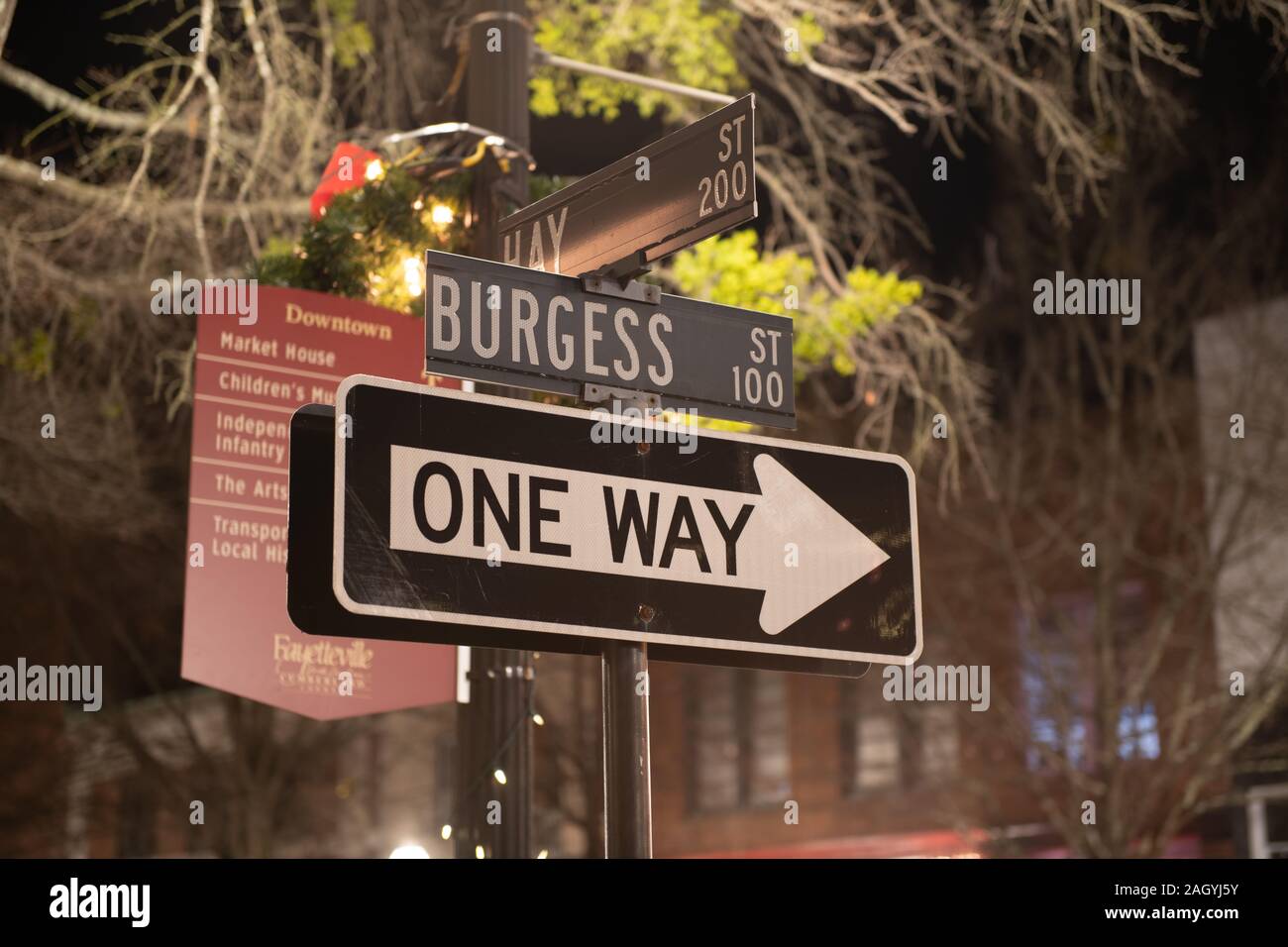 One way street sign Stock Photo - Alamy