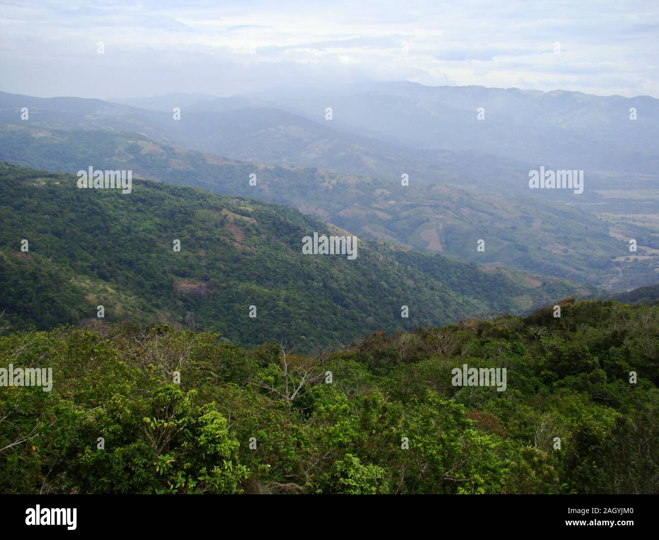 Hills in Mindoro island (The Philippines), showing signs of excessive ...