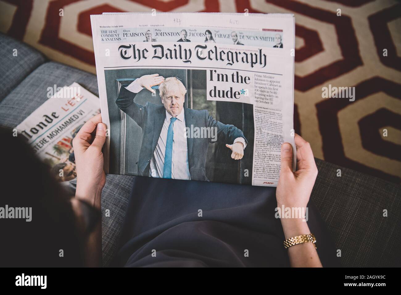 Daily telegraph uk hi-res stock photography and images - Alamy