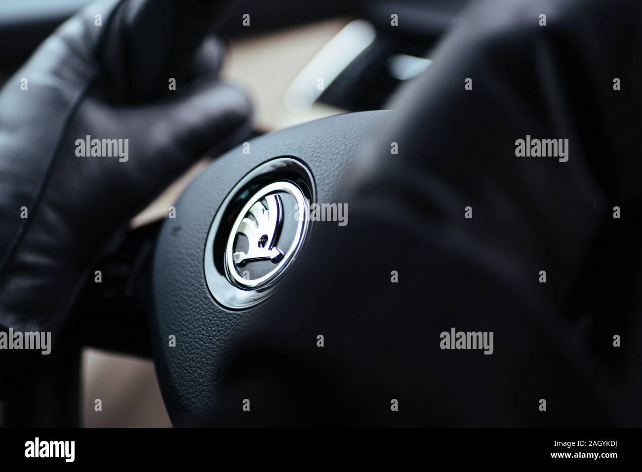 Luxury leather gloves drive hi-res stock photography and images - Alamy