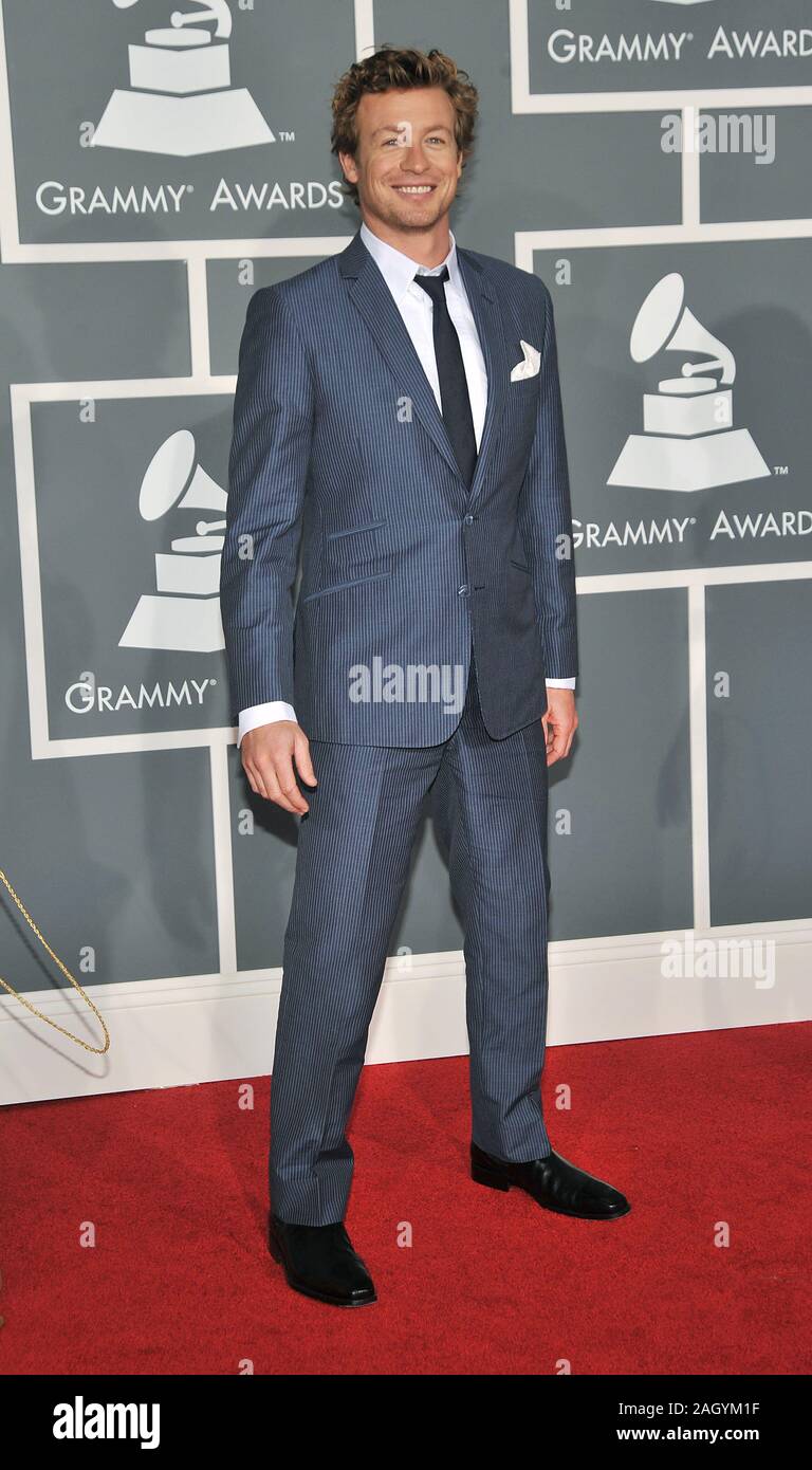 Simon Baker- 51th Grammy Awards 2009 at the Staples center In Los ...