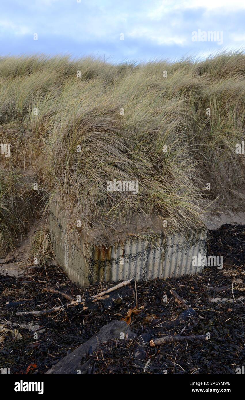 World War two anti-tank barricades remain in place seventy years on, on ...