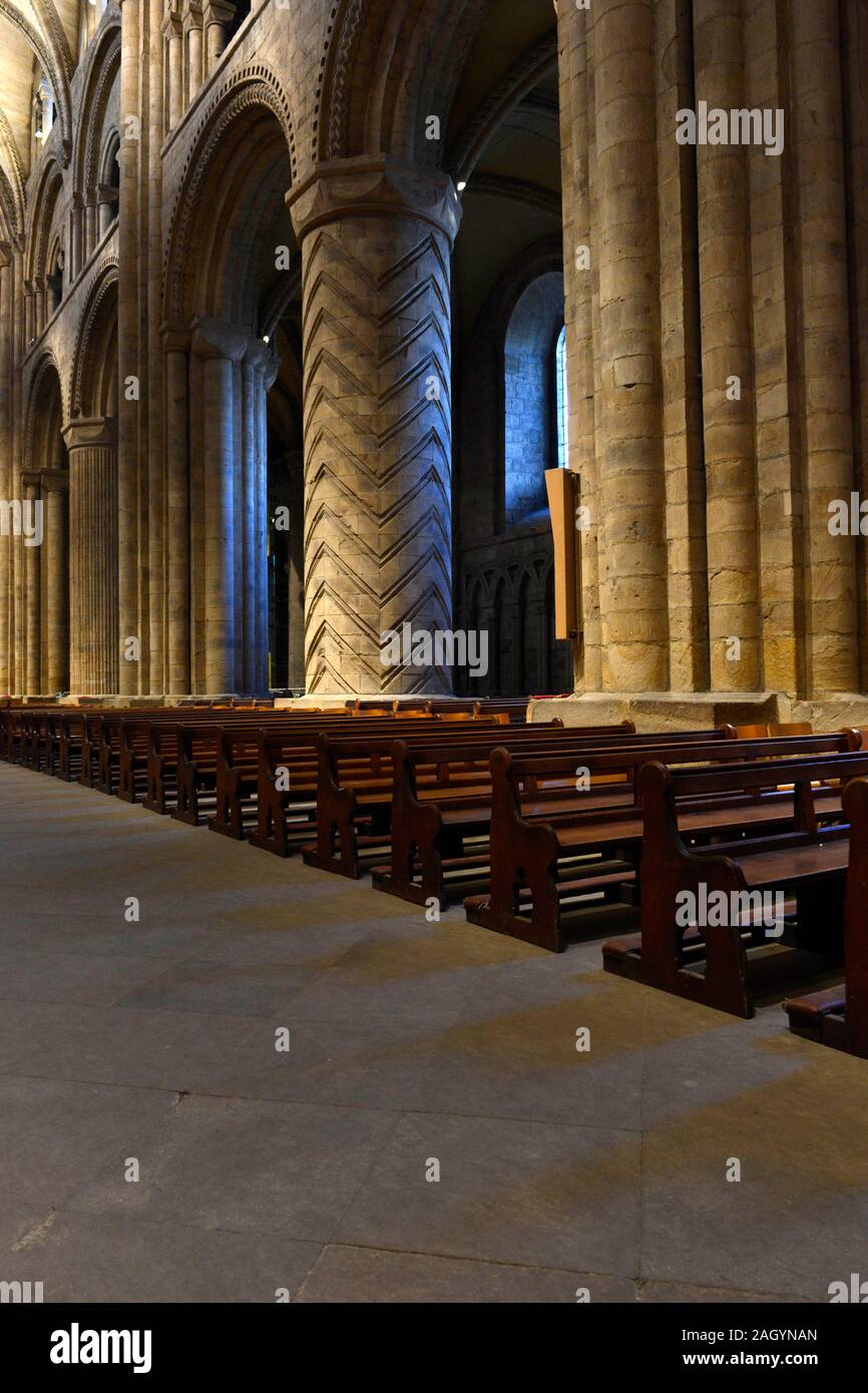 Inside durham cathedral hi-res stock photography and images - Alamy