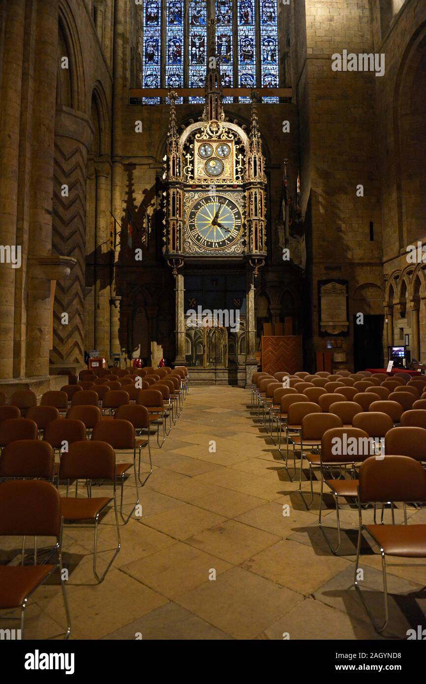 Prior Castell's clock in Durham Cathedral was installed at the ...