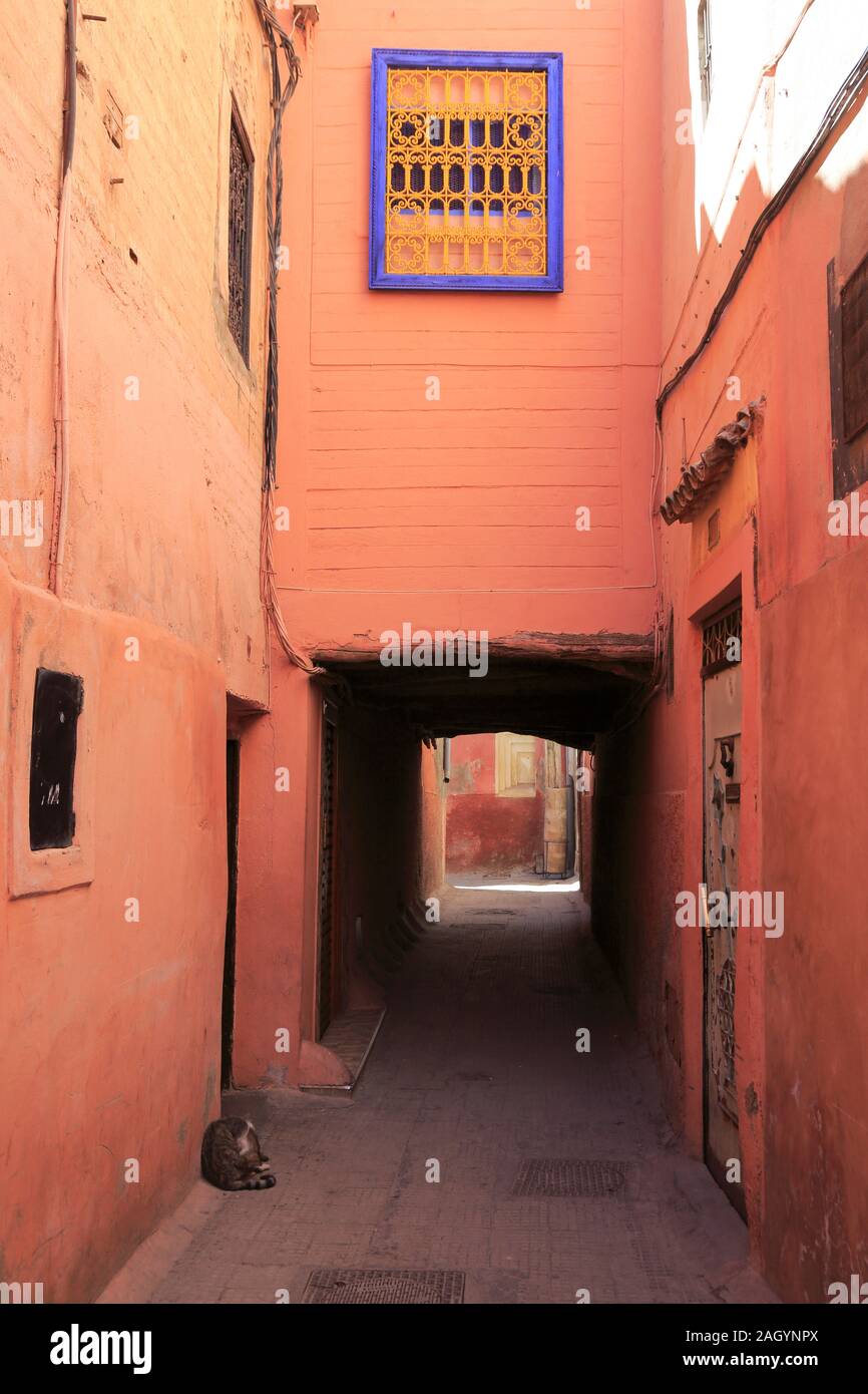 Old City, Medina, UNESCO World Heritage Site, Marrakesh, Marrakech ...