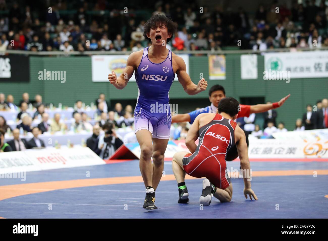 Komazawa Gymnasium, Tokyo, Japan. 22nd Dec, 2019. (L to R) Rei Higuchi, Yuki Takahashi, DECEMBER ...