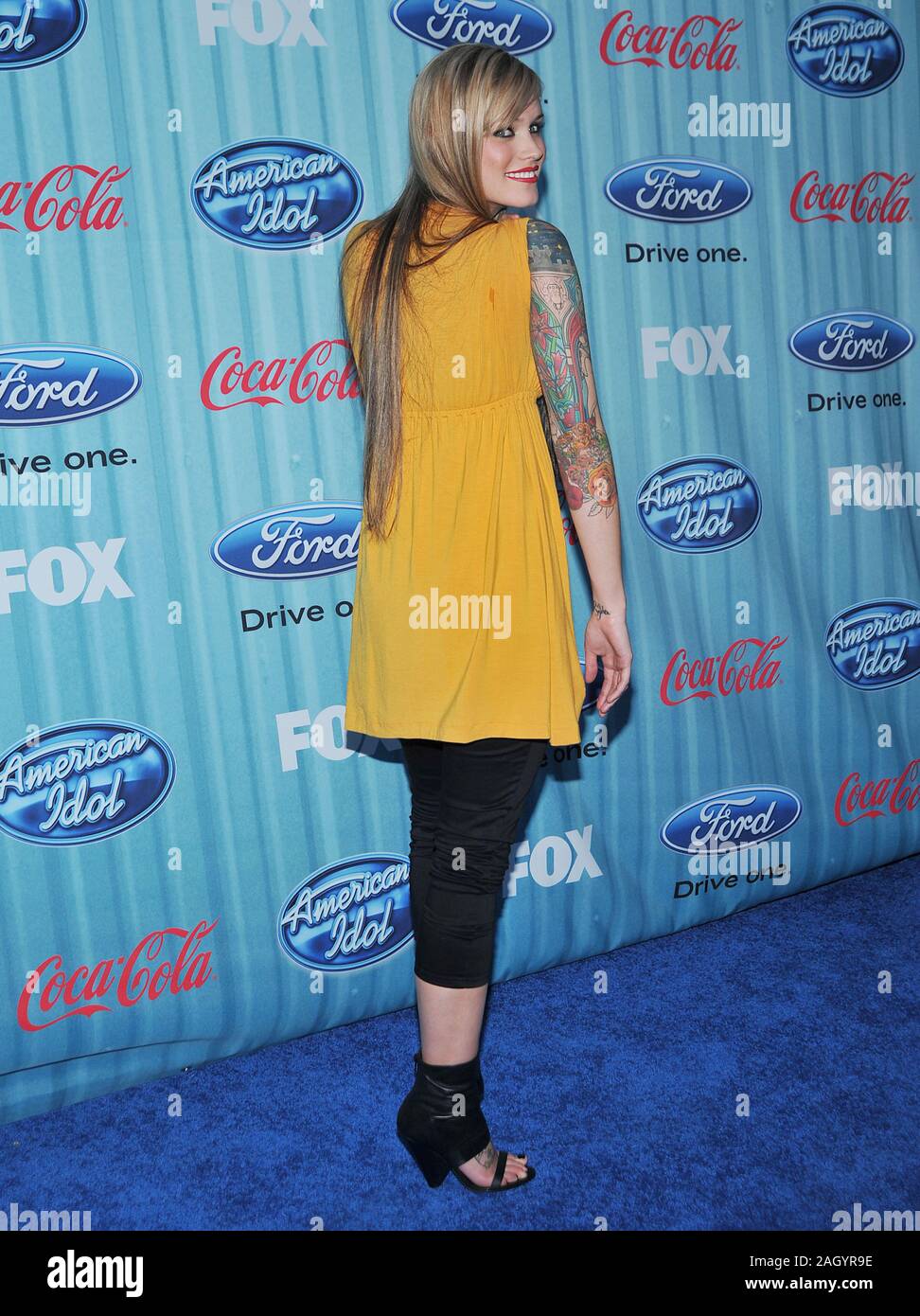 Megan Corkrey - American Idol Top 12 Party at the AREA club in Los ...