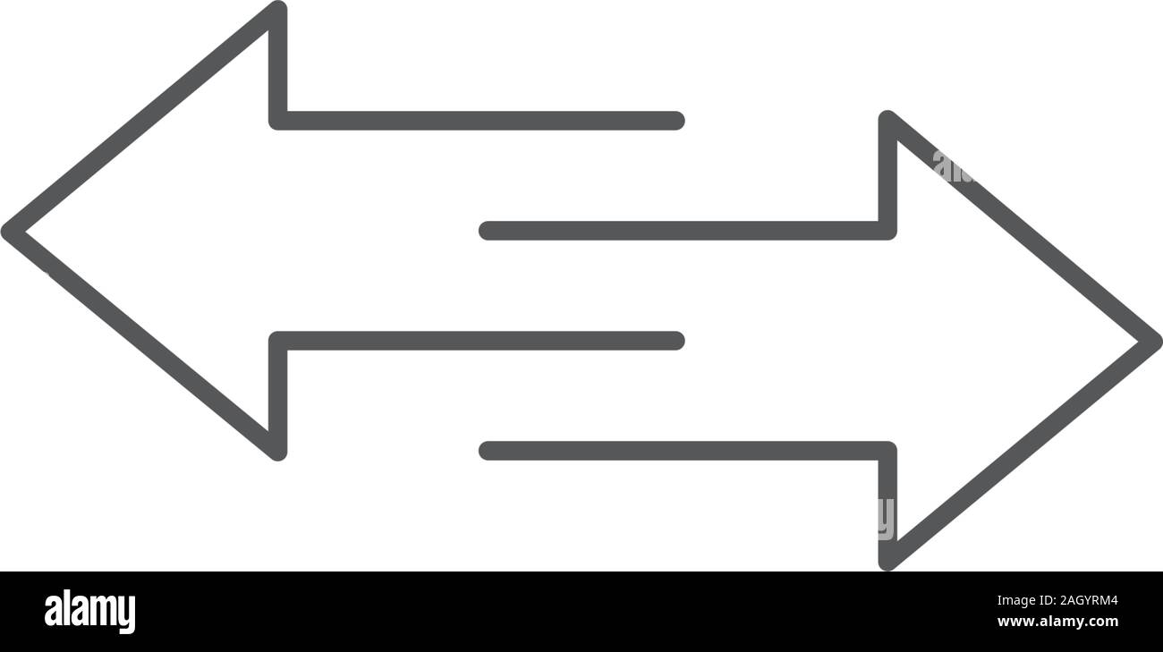 Two Arrows Left Right Stock Photos & Two Arrows Left Right Stock Images ...